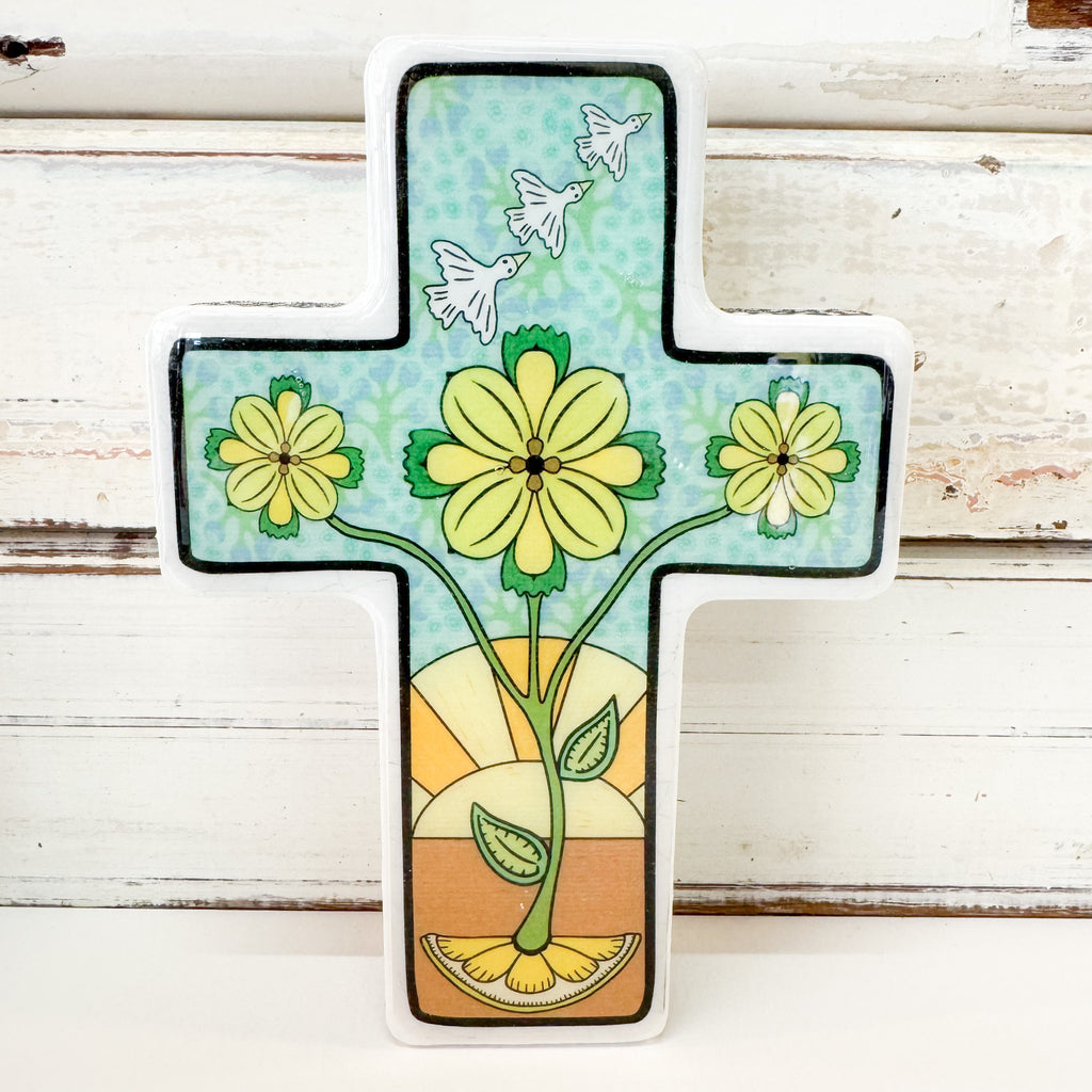Mexicana Lemon Cross - Small – Lost & Found Art Co